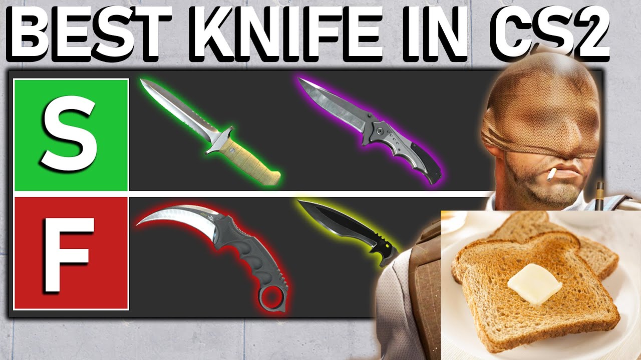 "I ranked all CS2 knives based on how well they would cut and spread ...