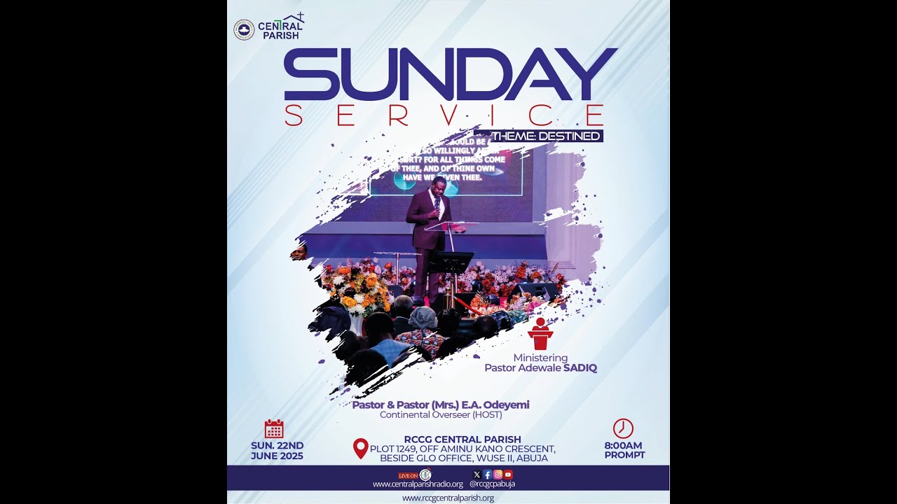 RCCG CP SUNDAY SERVICE//22/06/2025 - YouTube