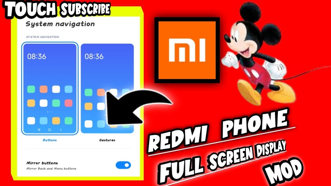 How To Enable Full Screen Display In redmi phone || Redm # ...