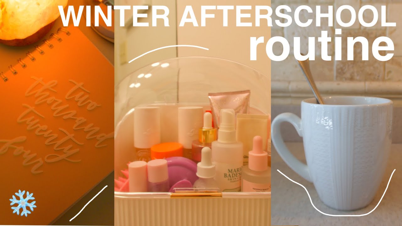TEEN WINTER AFTER-SCHOOL ROUTINE ️ | Angelica Rose - YouTube