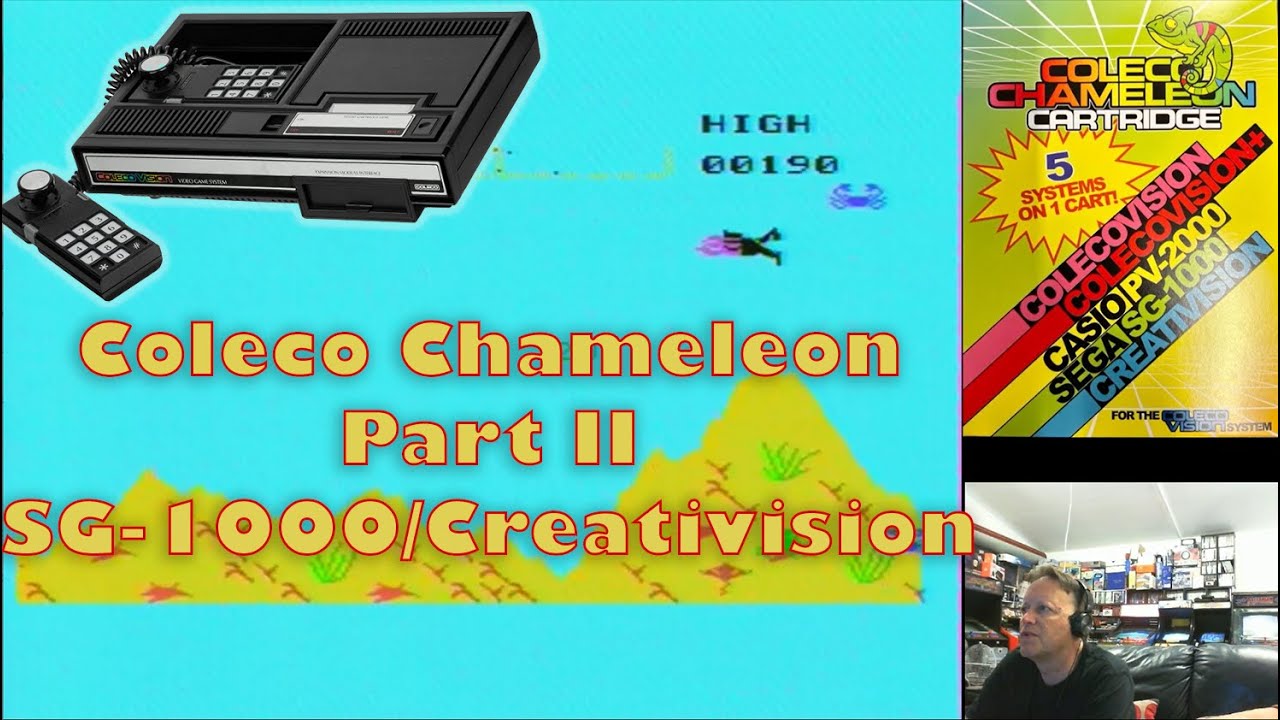 Coleco Chameleon - 5 Systems In 1 Cartridge - Part II - SG-1000 & Creativision Games - YouTube