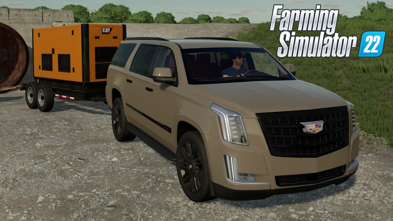 FS22 - 2016 Cadillac Escalade with CAT GENERATOR - NEW Car mod for ...