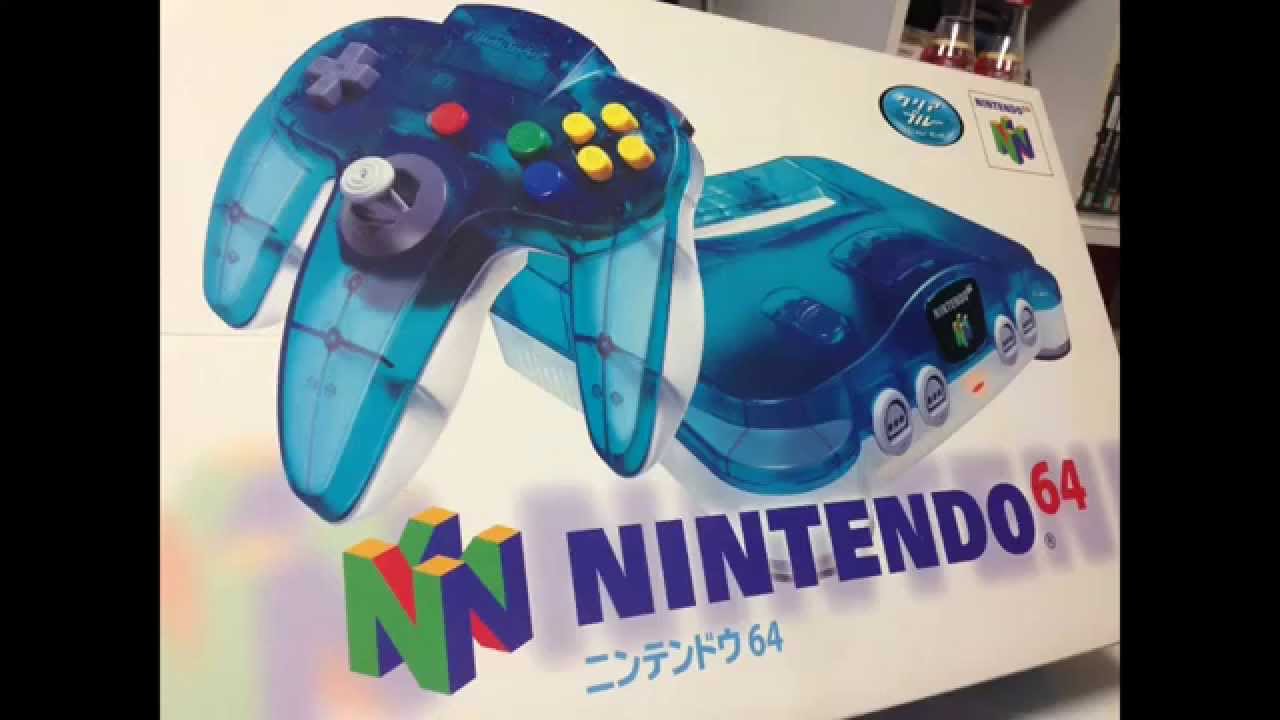 Nintendo 64 Clear Blue - YouTube