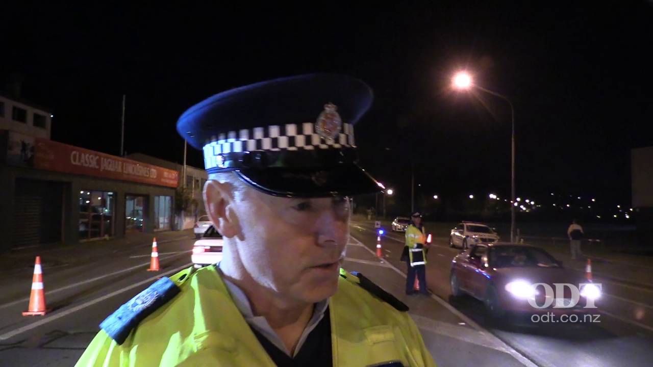Dunedin police check point - YouTube