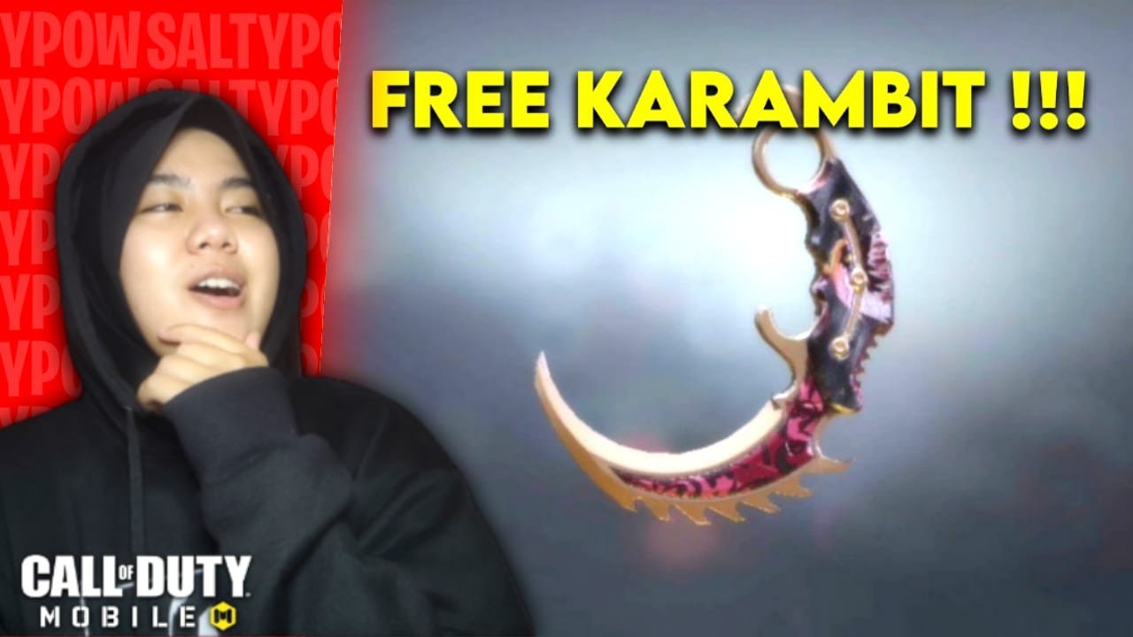 CARA MENDAPATKAN KARAMBIT GRATIS DI CODM !!! - CODM INDONESIA - YouTube