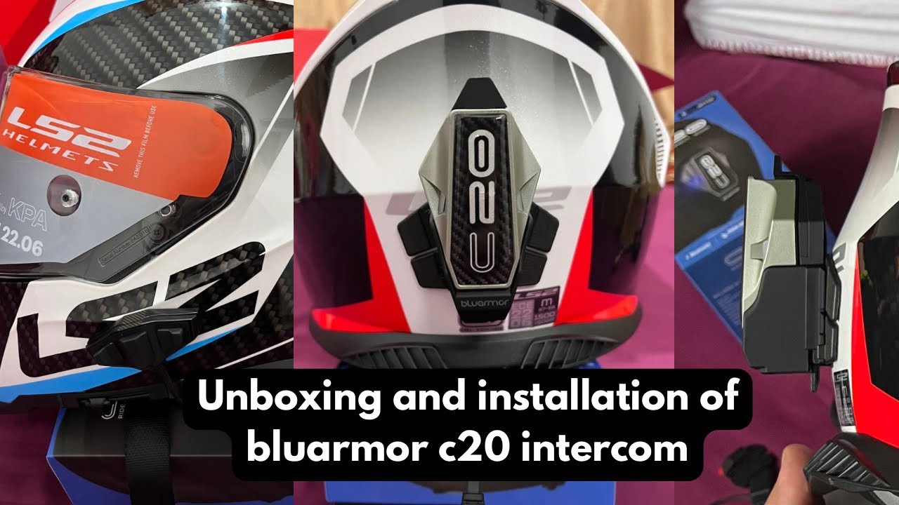 Bluarmor c20 intercom | unboxing | Installation | - YouTube