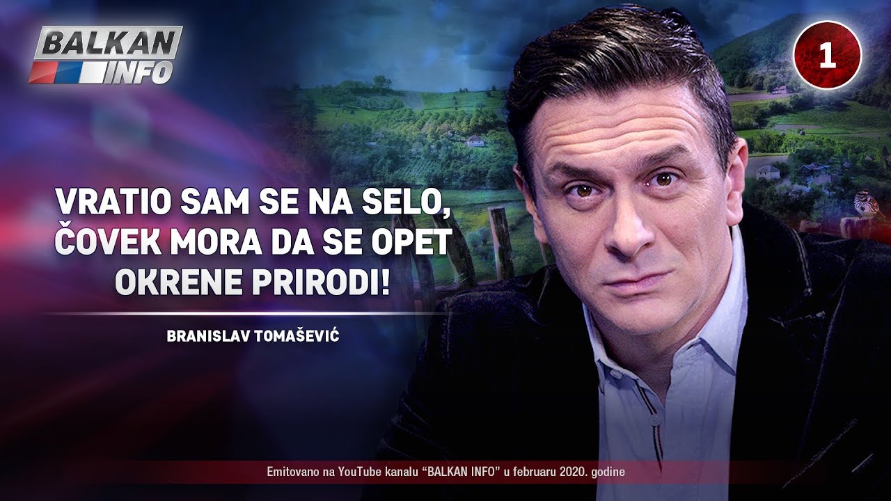 INTERVJU: Branislav Tomašević - Vratio sam se na selo, čovek mora da se ...