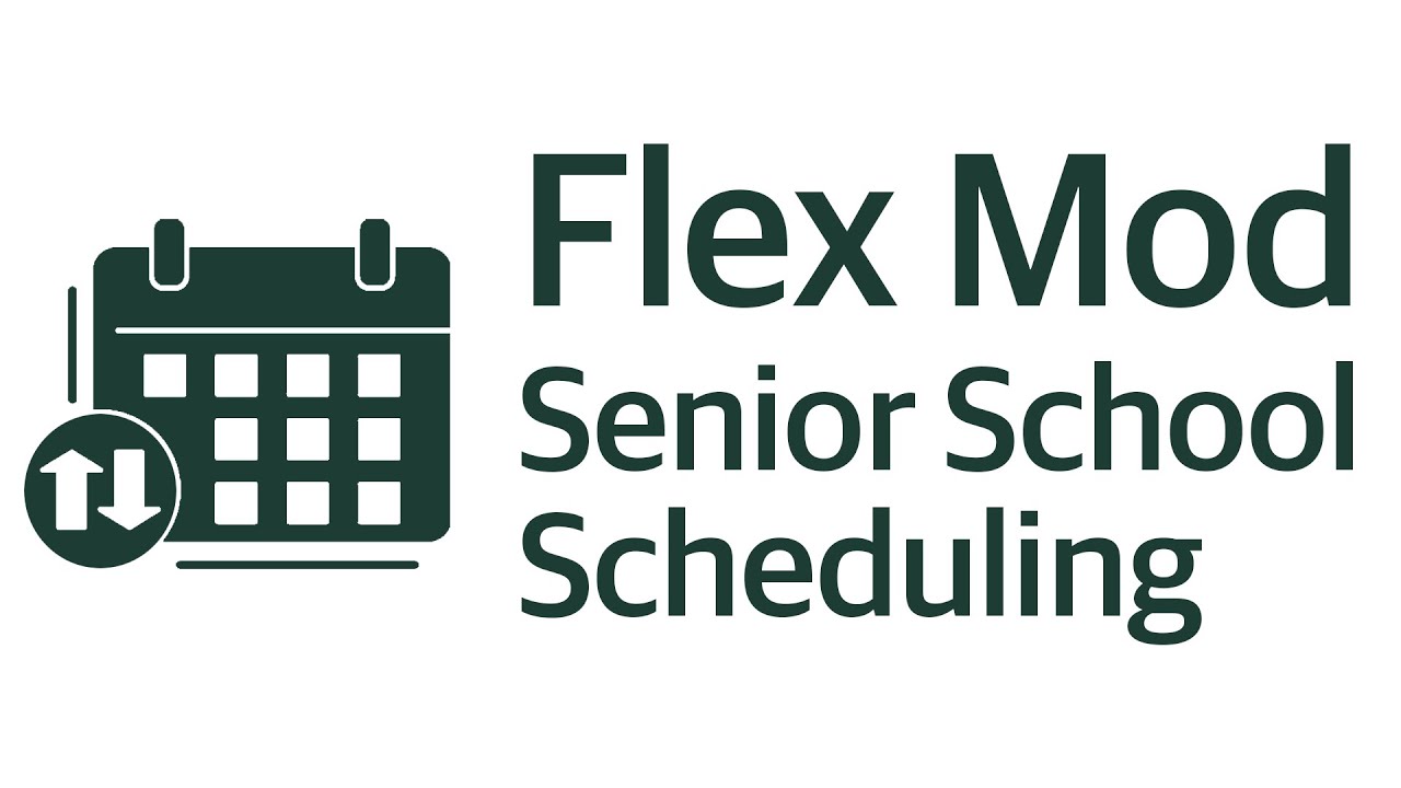Flex Mod Minute - Senior School Schedule - YouTube