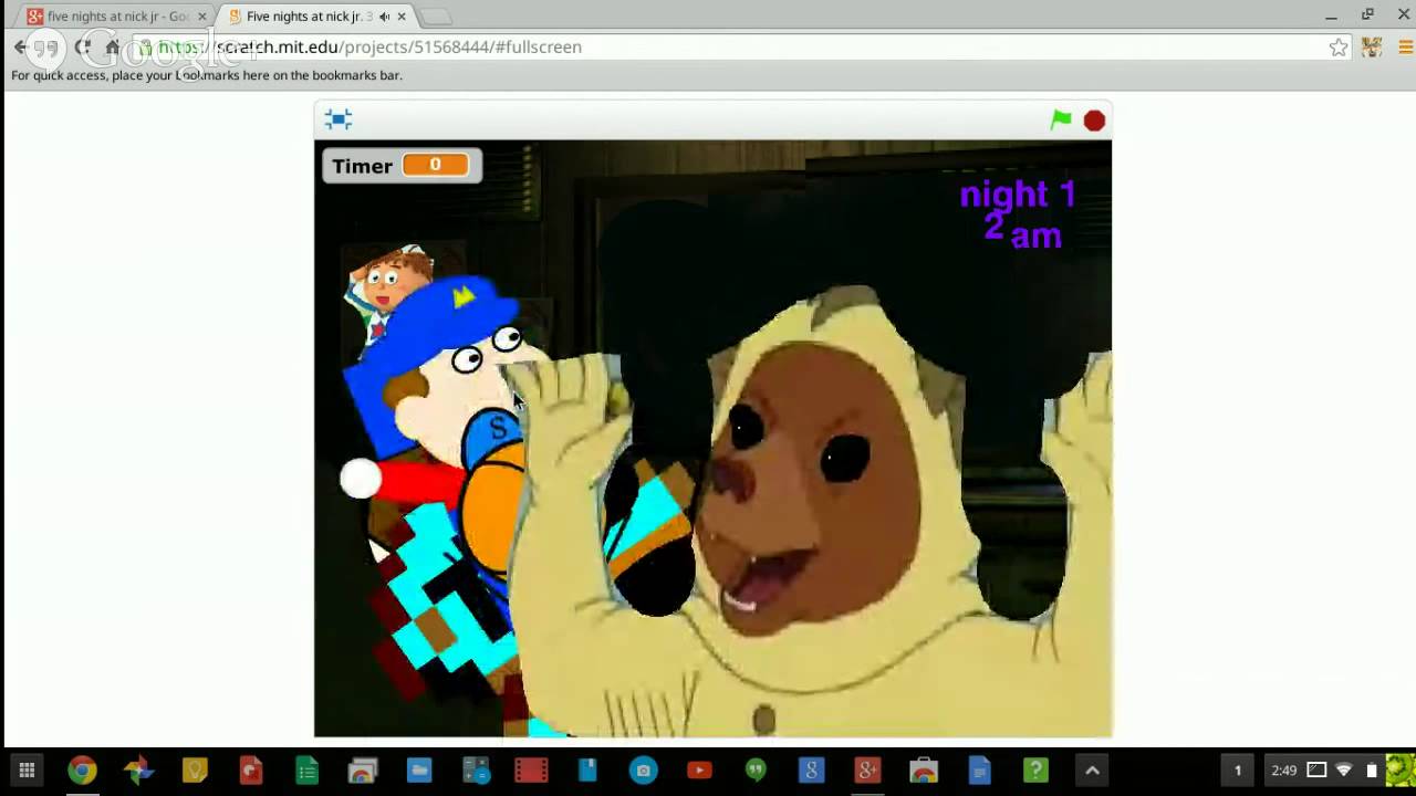 five nights at nick jr - YouTube