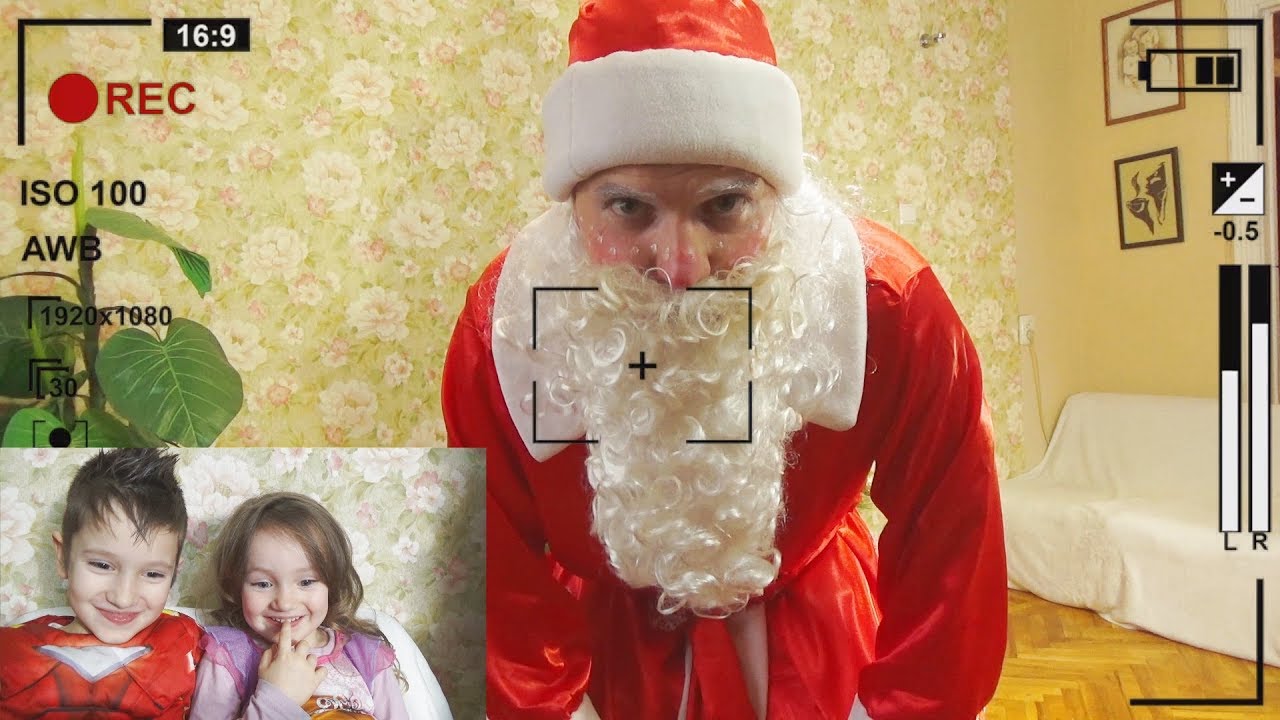 Kids CATCH SANTA CLAUS on Camera \ Video for children - YouTube