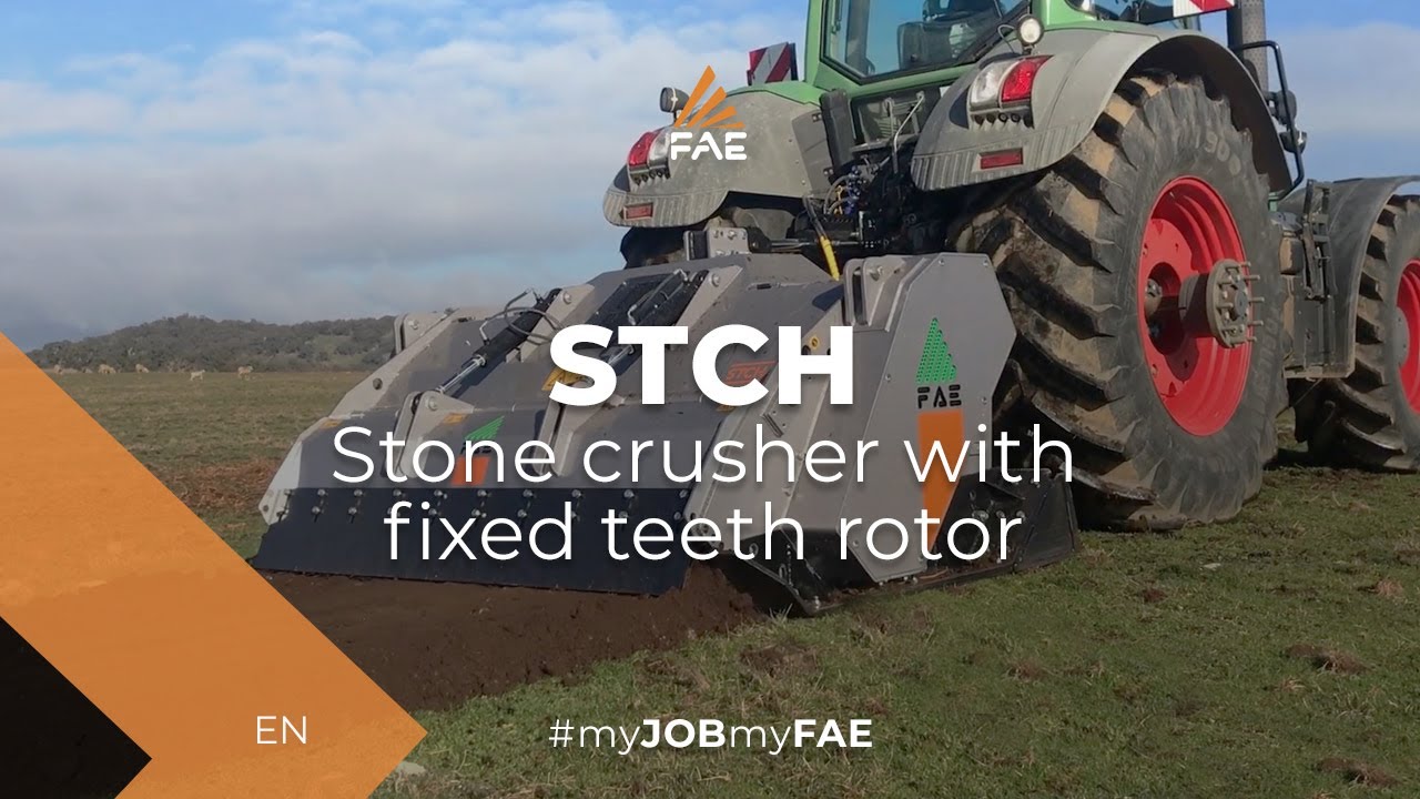 FAE STCH stone crusher working in South Australia - YouTube