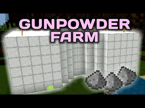 Gunpowder Minecraft Farm 1.19+ | Simple Gunpowder Farm - YouTube