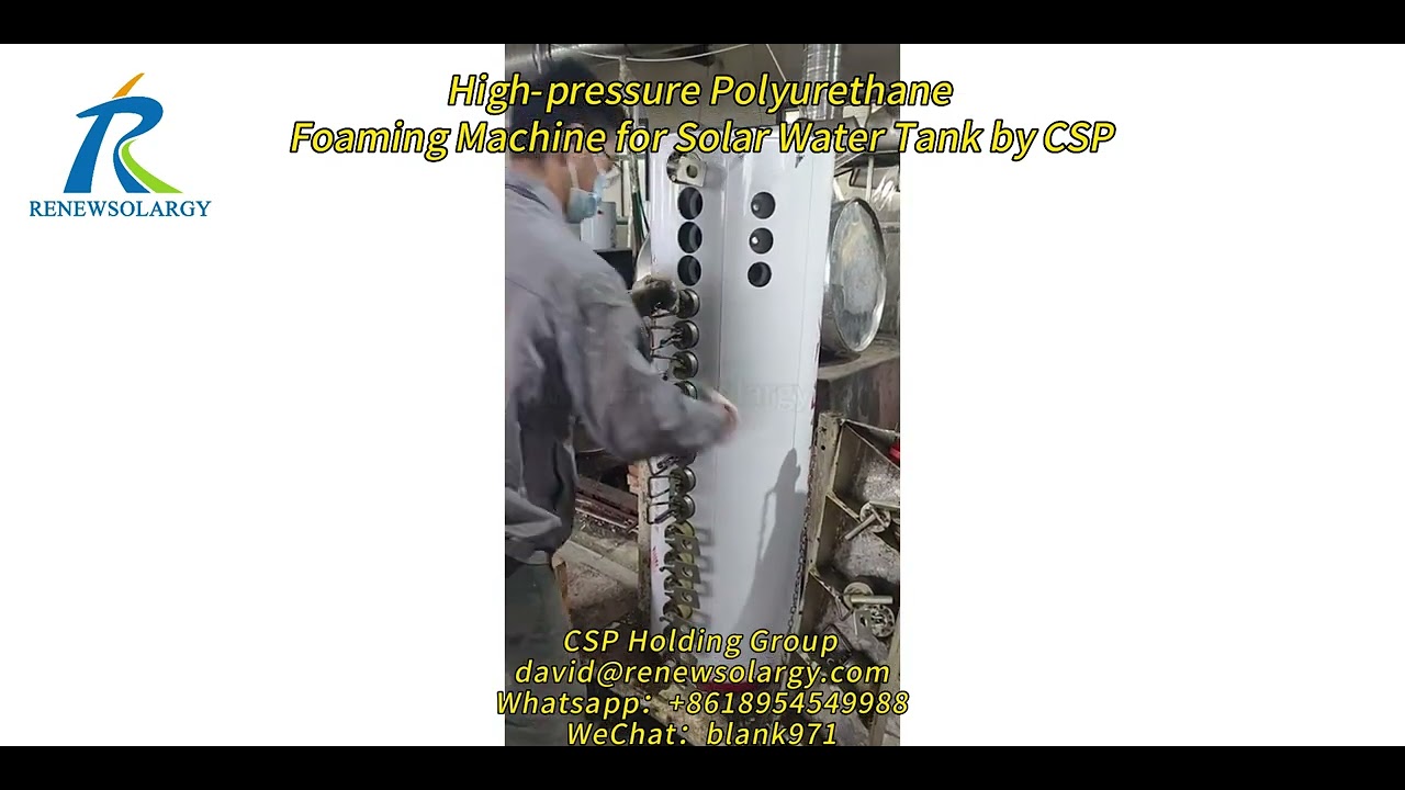 High pressure Polyurethane Foaming Machine Production Workshop Display ...
