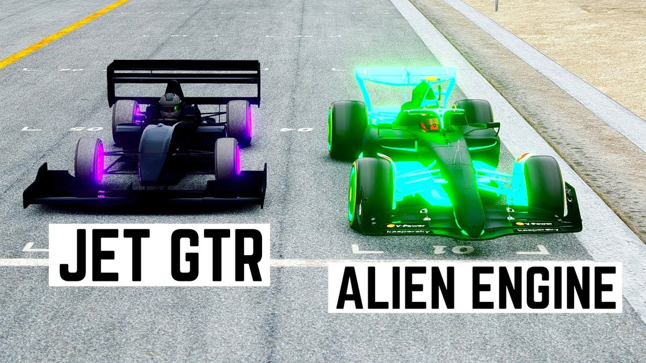Formula JET Engine GTR vs Ferrari F1 X Alien Engine at Special Stage ...