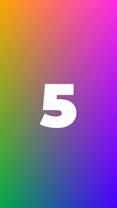 5 Second Countdown Timer with Beeps - Colorful Timer for Games, Quizzes & Challenges - YouTube