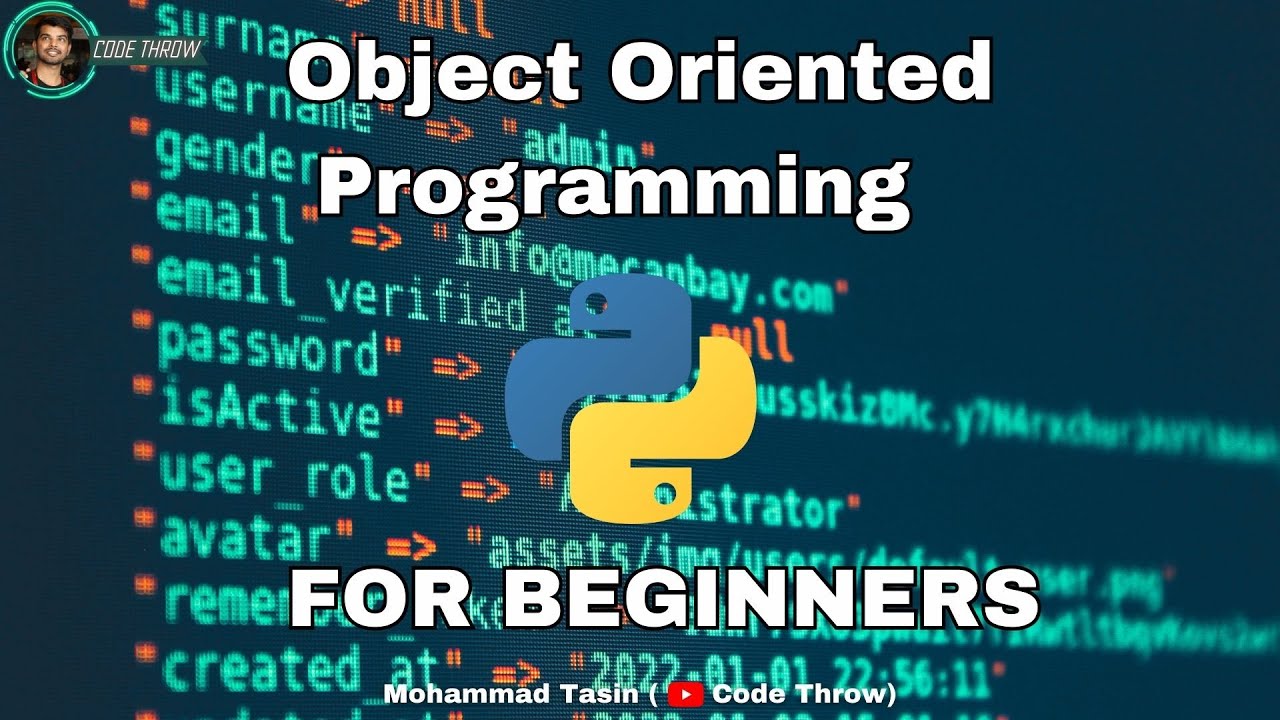 Python Object Oriented Programming Oop For Beginners Youtube 3542