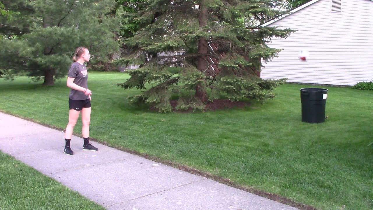 Trash Can Trick Shots - YouTube