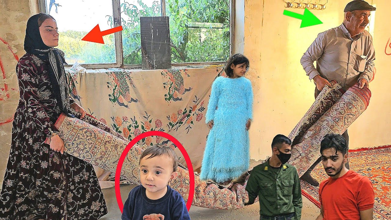 Hard journey: escape from the hut and travel to the mountains. Zahra ...