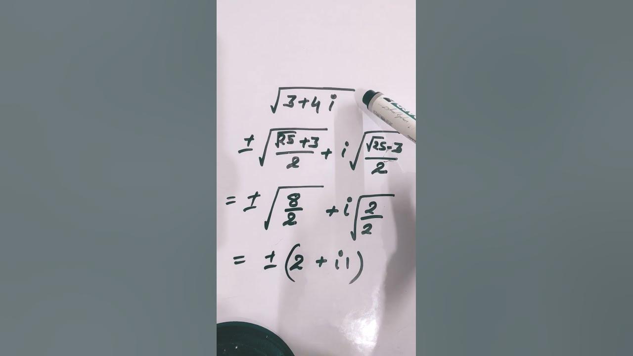 square-root-of-complex-number-by-shortcut-method-youtube