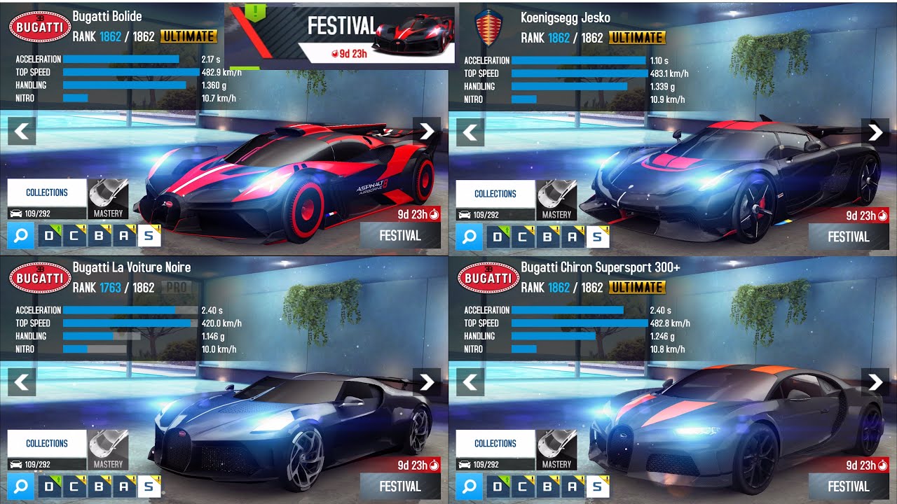 Asphalt 8 - Bugatti Bolide Anniversary Festival First Look! - YouTube