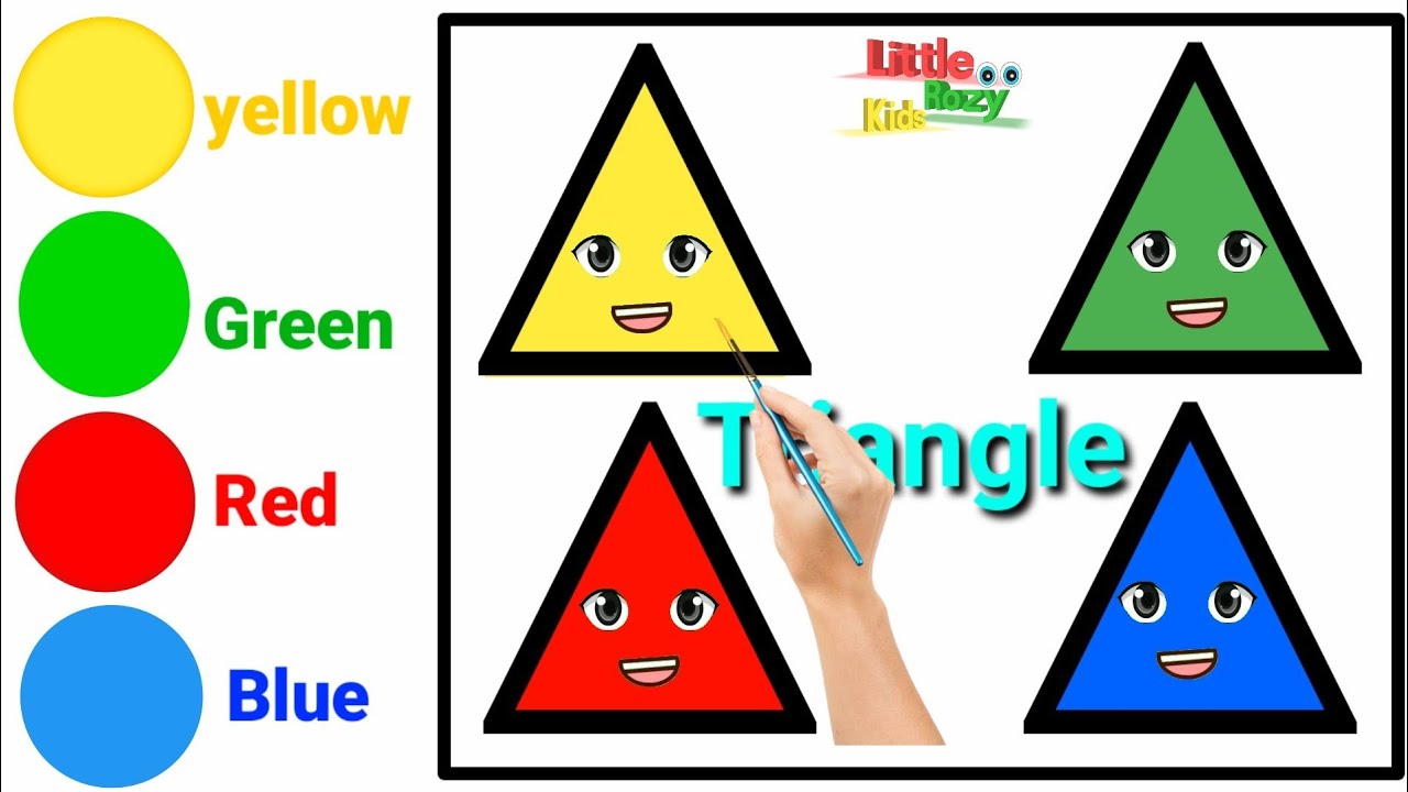 Learn Shapes | Colors for Kids & Toddlers | 2d shapesdrawing ...