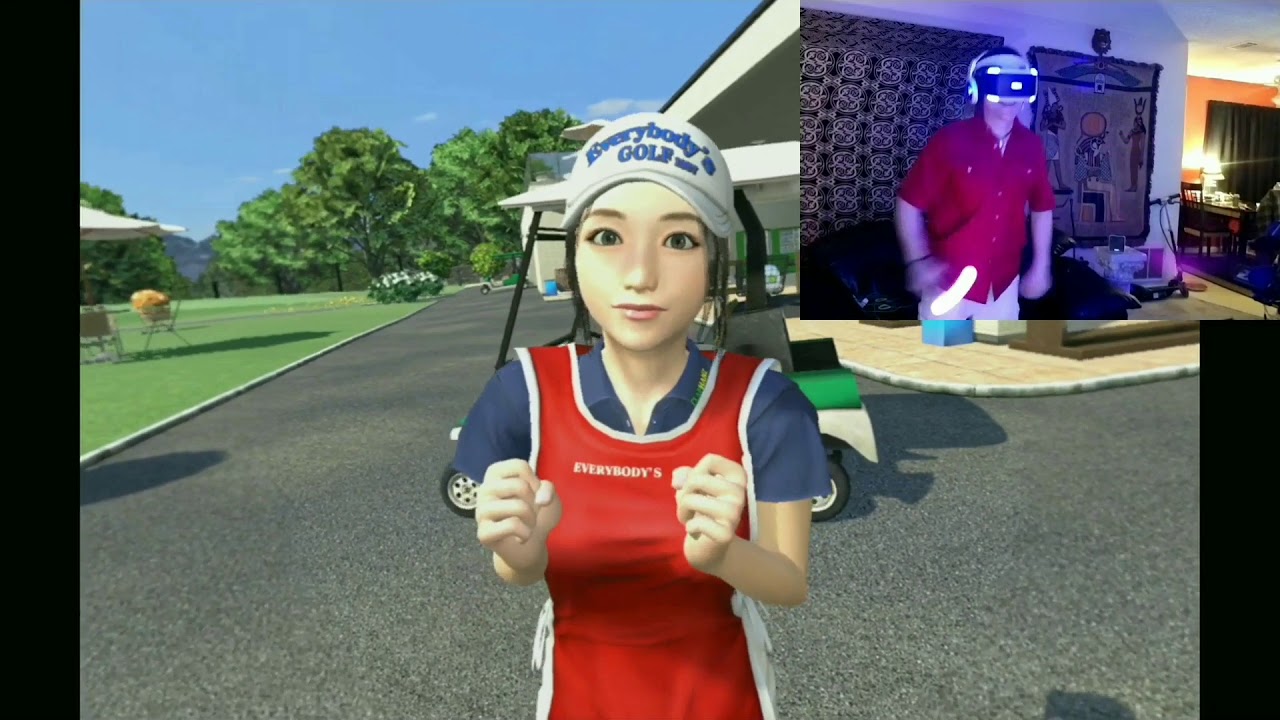 PSVR : EVERYBODY'S GOLF VR !! - YouTube