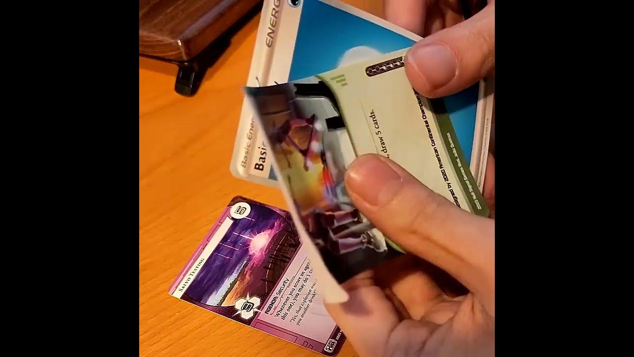 Netrunner: How peel off print from a card to make a proxy - YouTube
