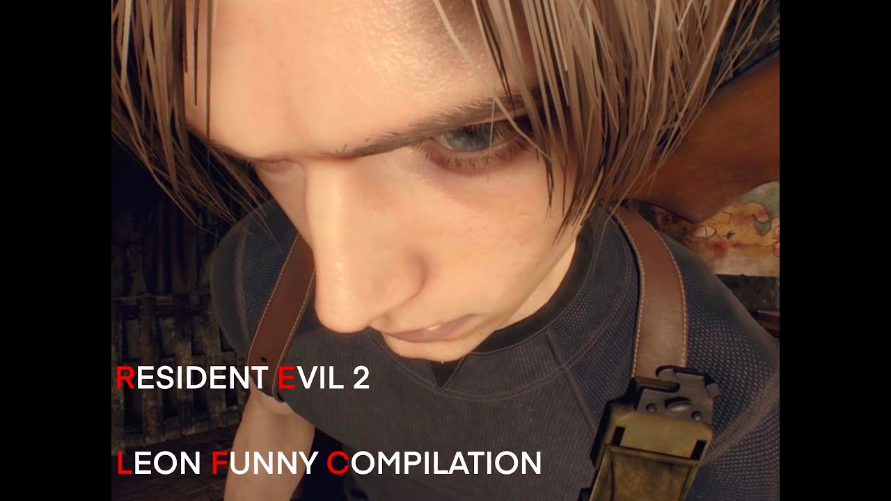 Funny Leon Compilation | Resident Evil 2 ( Remake ) - YouTube