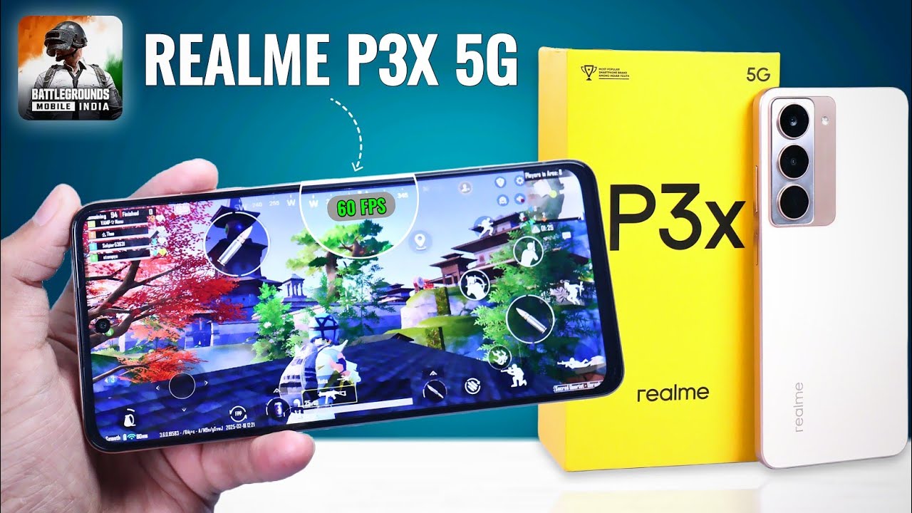 Realme P3X 5G Review Bgmi Pubg Test | graphics Gyro settings, Battery ...