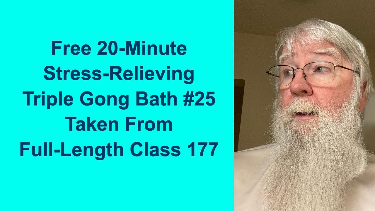 20-Minute Stress Relieving Kundalini Triple Gong Sound Bath #25 taken ...