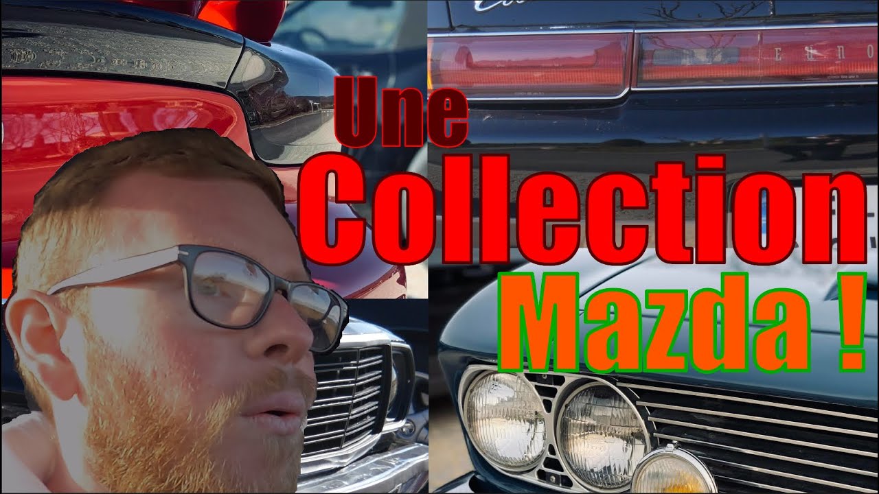 Il a une COLLECTION FOLLE de MAZDA RARES !!! - Moteurs rotatif, RX7 ...