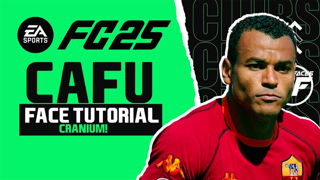how to make CAFU FACE in EA FC 25 CRANIUM - Pro Clubs Face Creation - CAREER MODE - LOOKALIKE ...