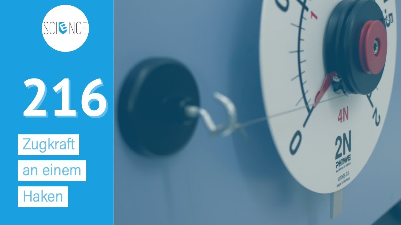 Zugkraft an einem Haken - Experiment - YouTube