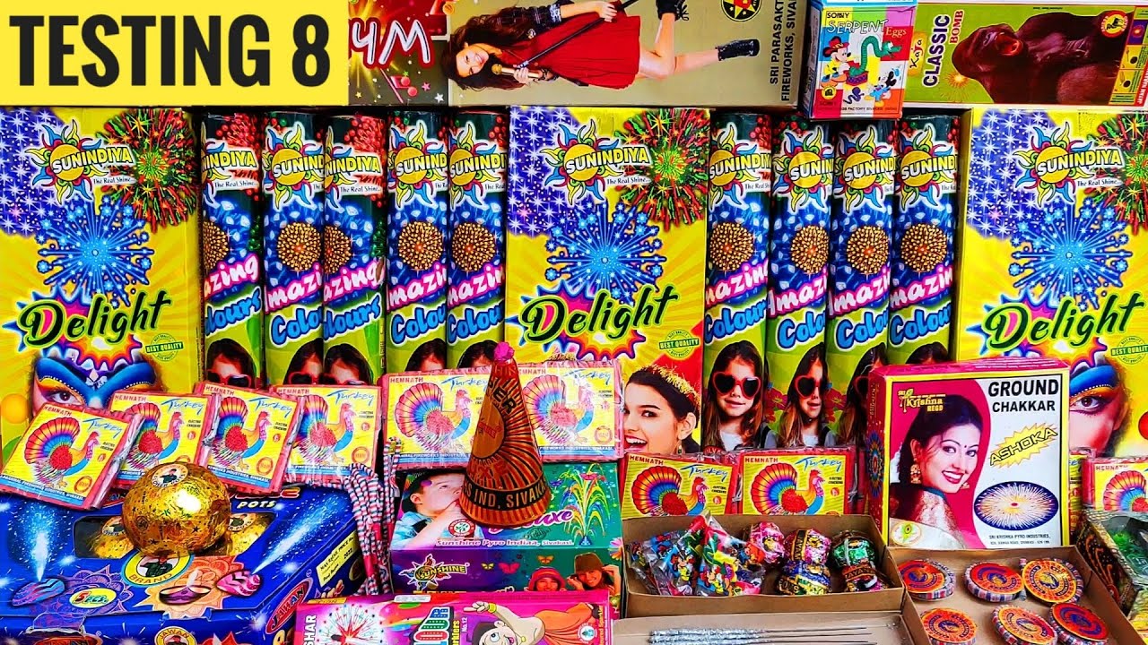 TESTING DIWALI FIREWORKS STASH 8 | DIWALI KE PATAKHE | CRACKERS VIDEO ...