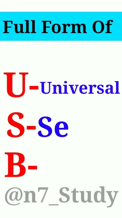 Full Form Of Usb Shorts Shortsfeed Usb Computer Computerscience Btech Engineering