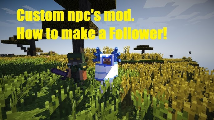 Minecraft How To Install Custom Npcs 1710 Youtube Custom NPCs Mod