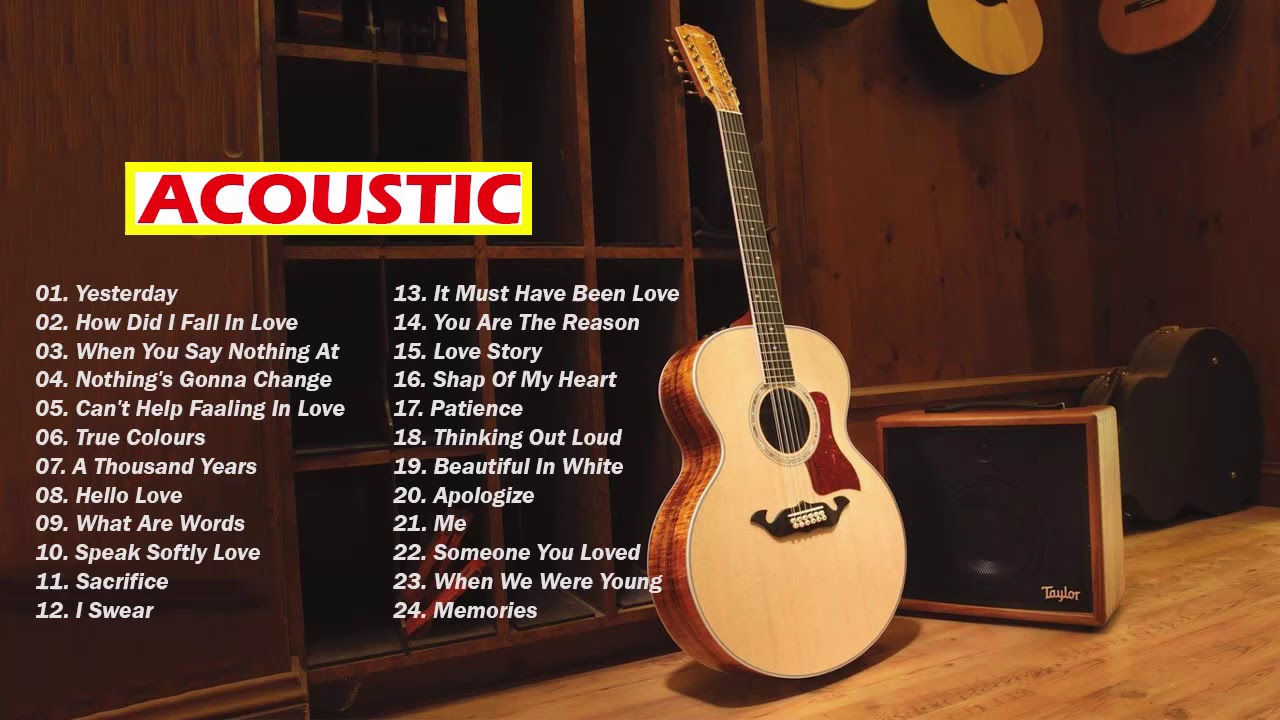 Acoustic Songs 2020 - Top Hits Acoustic Cover Of Popular Songs Of All ...