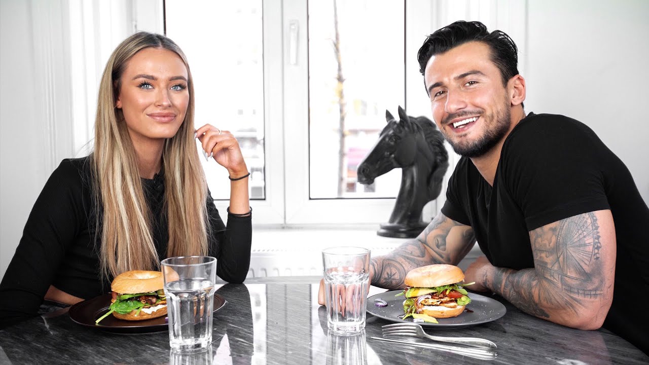 PROTEINRIKA BAGELS & MUKBANG MED IDA ASPERUD | #EATLIKESMAIL - YouTube