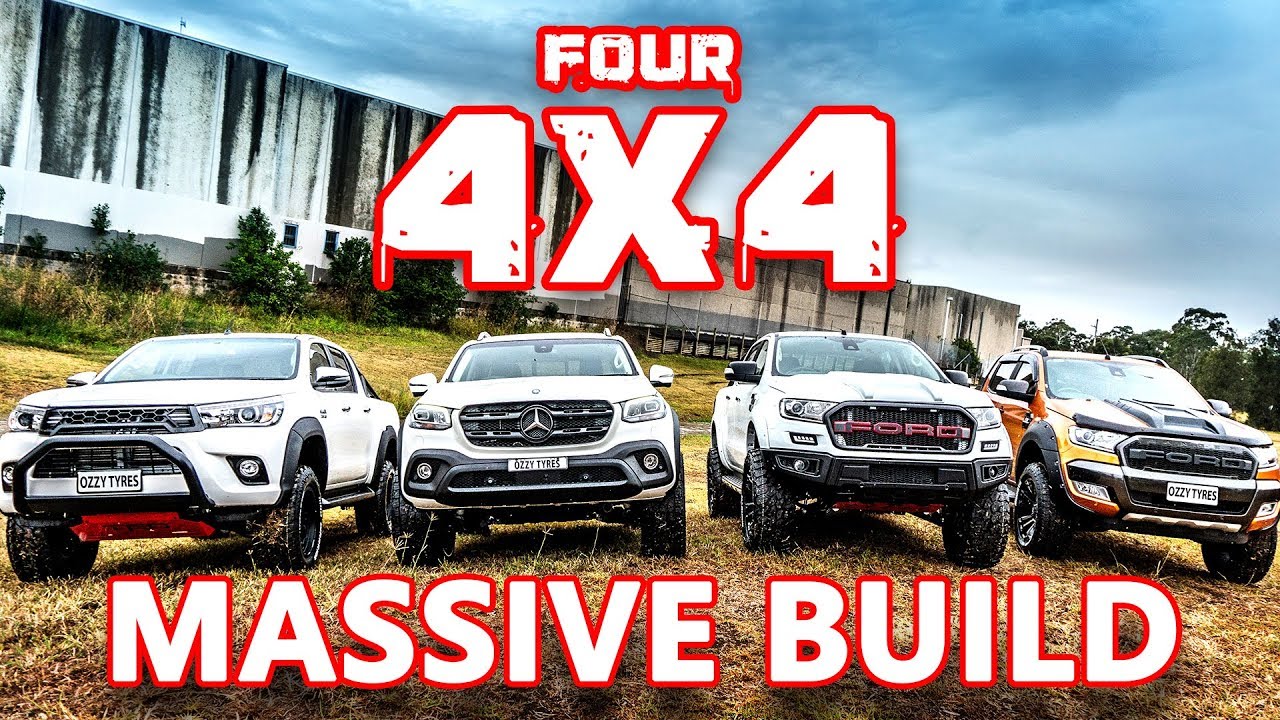 4x4 Build - Mercedes X-Class | 2 Ford Rangers | Toyota Hilux | All in 1 ...