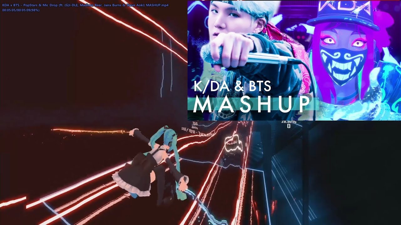 KDA x BTS – PopStars & Mic Drop (ft. (G)I-DLE, Madison Beer, Jaira ...