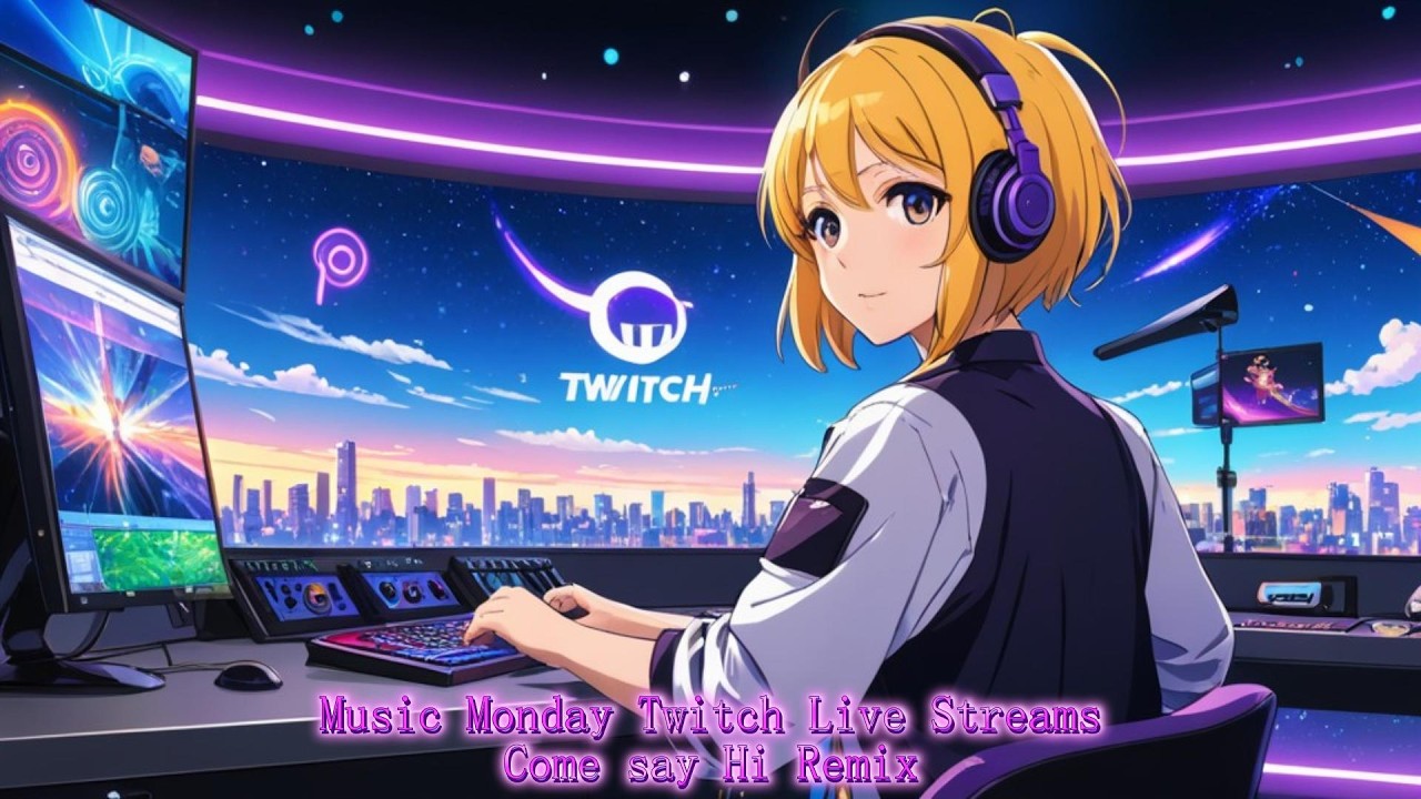Music Monday Twitch Live Streams Come say Hi Remix (Twitch Safe Music ...