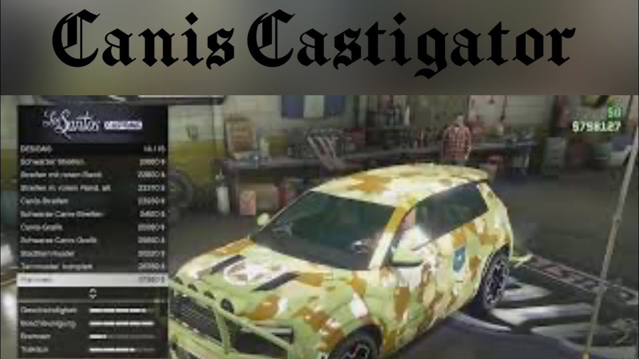 GTA 5 online: Tuning vom neuen Canis Castigator - YouTube