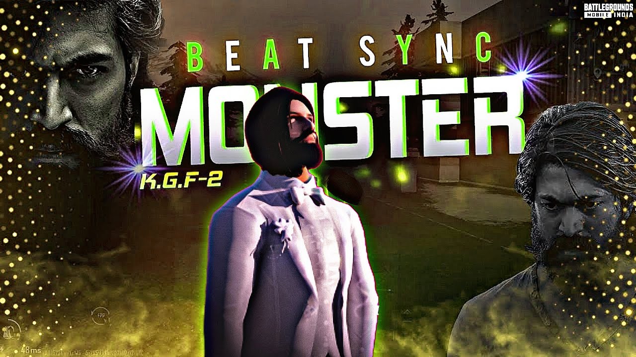 KGF 2 MONSTER BEAT SYNC MONTAGE | KGF 3 TEASER | KGF PUBG MONTAGE | BGMI MONTAGE | KGF 3 STATUS ...
