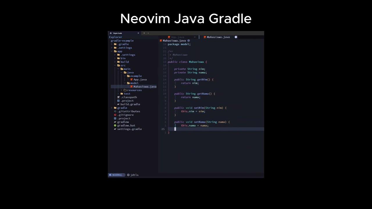 Neovim Java Gradle Project Pojokcode Tutorial Expressjs Reactjs Python Mysql Reactjs