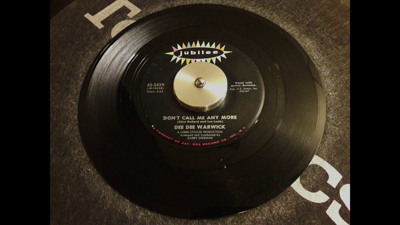 DEE DEE WARWICK don't call me any more JUBILEE - YouTube