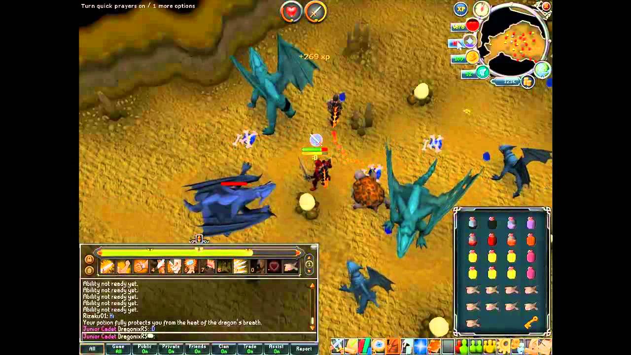 Runescape Combat Rework: Beta Monster Hunter #1 - Chromatic Dragons ...
