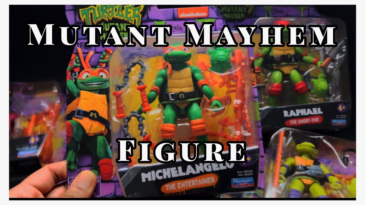 “Unveiling the Radical 2023 TMNT: Mutant Mayhem Figures! | Playmates ...