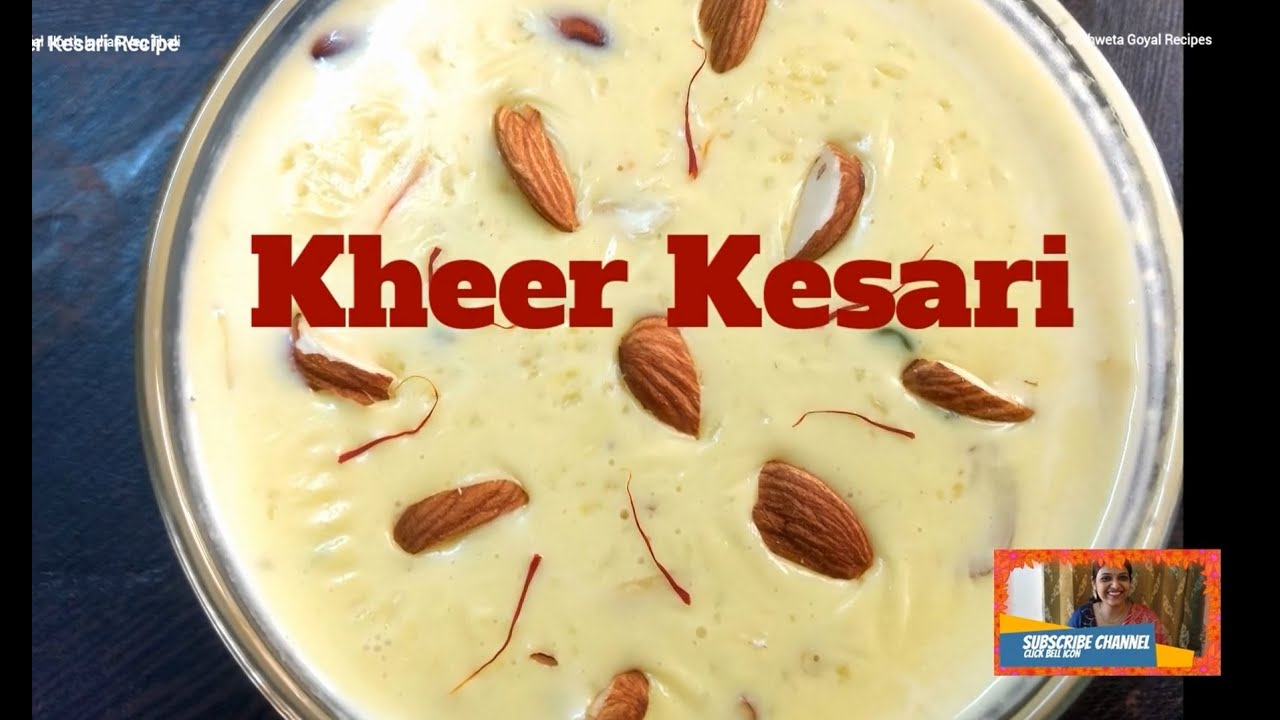 Kesar kheer Recipe | केसर खीर रेसिपी | Rice Kesar Kheer Recipe l Wow ...
