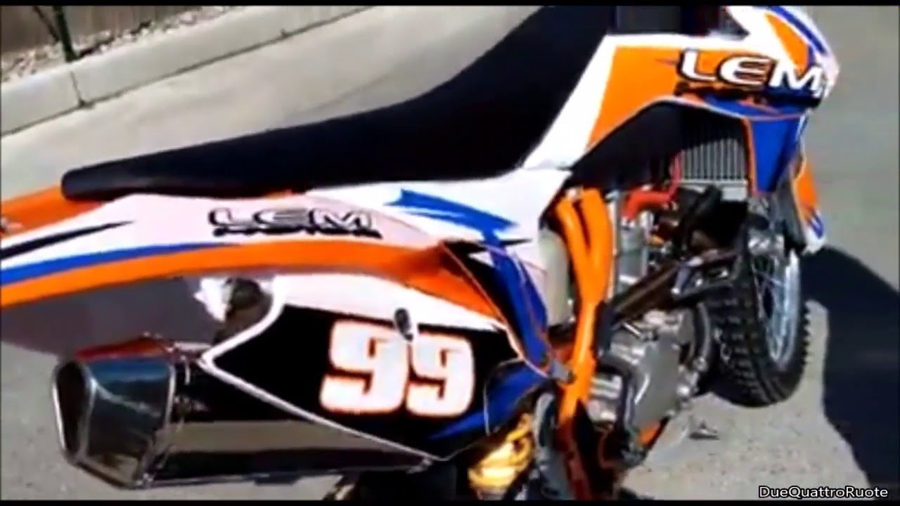 Dirtbike 250cc PRO Lem motor by Viky Italy - YouTube