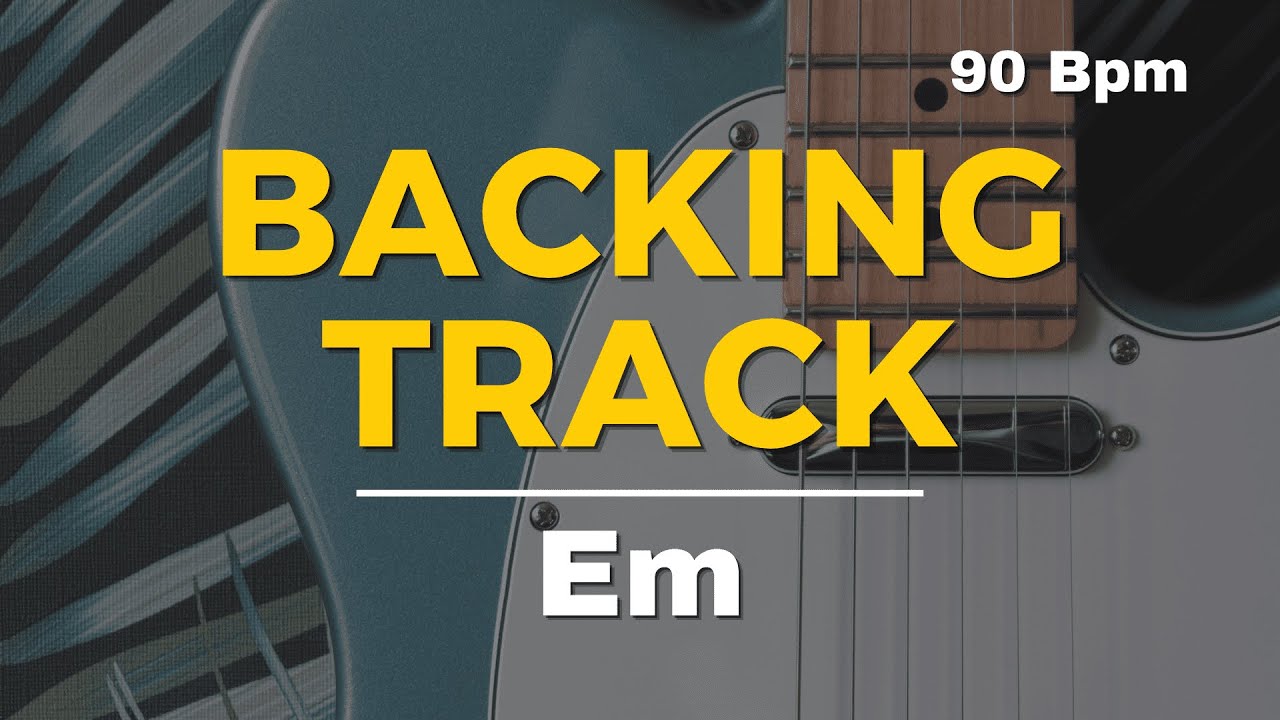 Backing track in E minor - YouTube